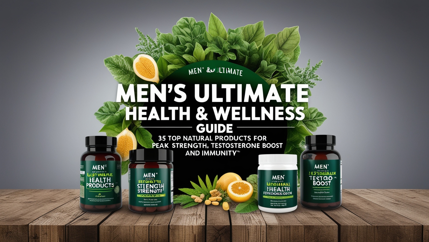 Men’s Ultimate Health & Wellness Guide: 35 Top Natural Products for ...